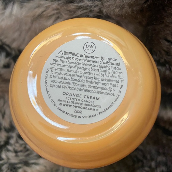 DW Home | Accents | Dw Home Orange Cream Soda Pop Candle Nwt | Poshmark